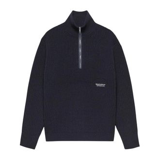 New Amsterdam Surf Association Plate Half-Zip - - Knitwear - Herren - Blau - L
