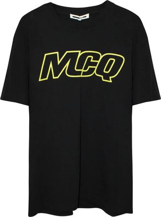 McQ by Alexander McQueen T-Shirt mit Logo-Print - Schwarz
