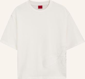 HUGO BOSS Hugo T-Shirts Duslant Relaxed Fit weiss