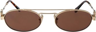 Miu Miu Lunettes De Soleil - Or