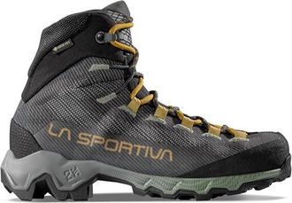 La Sportiva Femme Aequilibrium Hike GTX Chaussures, Carbon-Aspen Green, 39.5