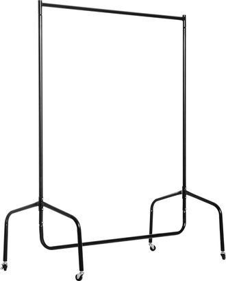 HOMCOM Kleiderständer Kleiderwagen Wäscheständer Rollgarderobe Garderobenständer (120 x 60 x 170 cm)