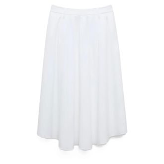 Dorothee Schumacher Femme, Jupes, Blanc, Taille: 44 FR Chemisier en Popeline &Eacute;vas&eacute;e