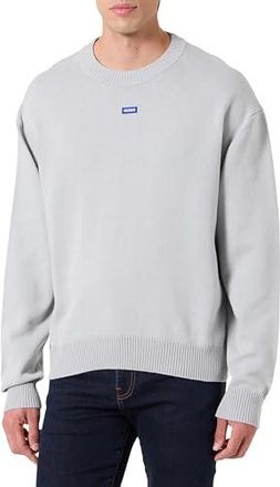 HUGO BOSS San Casey-CP Pull tricot&eacute;, Open Grey 091, L Homme