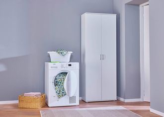 Interlink home24 Schrank Arconati Typ B 70 x 189 x 34cm Weiß/Weiß