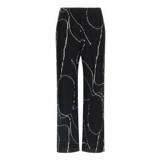 Issey Miyake Damen, Hosen, Schwarzk, XLGr&ouml;&szlig;e