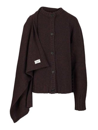 The Attico Cardigan - Marron