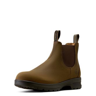 Ariat Mens Cooper Chelsea Boots in Distressed Tan, D Medium Width, Size 42.5, by Ariat
