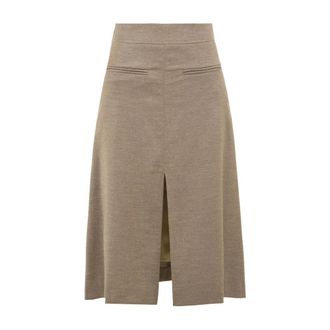 Drumohr Brauner Rock Donna Modell Ls619Gpm - - Skirts - Damen - Braun - S