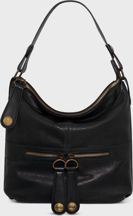 Gerard Darel Sac en cuir lav&eacute; - MIDDAY - Noir