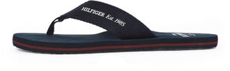 Tommy Hilfiger Herren Flip Flops Beach Sandal Zehentrenner, Blau (Desert Sky), 40