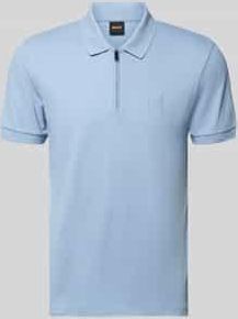 Boss Orange by Hugo Boss Slim Fit Poloshirt aus Baumwoll-Mix Modell PASSERZIP