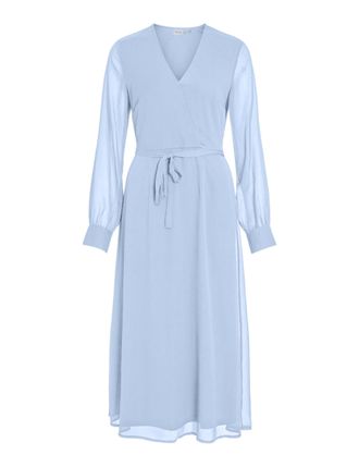 Vila Vifalia V-Neck L/S Midi Dress - Noos/Dc