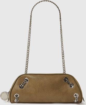 Stella McCartney Falabella Bowling Shoulder Bag, Woman, Olive