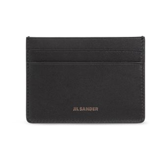 Jil Sander Leder Kartenetui - - Accessories - Herren - Schwarzk - ONE SIZE