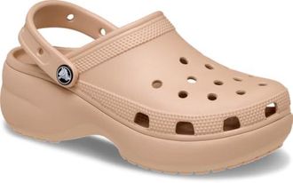 Crocs Womens Classic Platform Clog 37-38 EU Pink Caramel