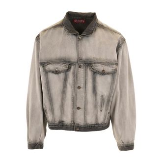 Diesel Homme, Vestes, Noir, Taille: M D-Denver-Fsi Trucker Jacket