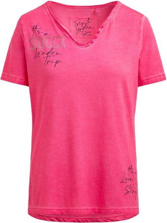 soccx V-Shirt mit l&auml;ngerer R&uuml;ckenpartie