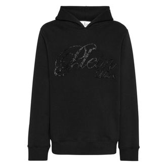 Philipp Plein Homme, Sweatshirts et sweats &agrave; capuche, Noir, Taille: M Fleece Sweat &agrave; capuche SweaT-shirt Stones