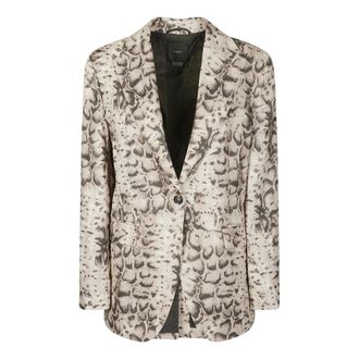 Pinko Pinko, Femme, Vestes, Multicolore, Taille: 38 FR Veste Follina