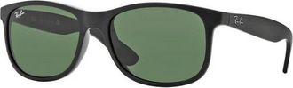 Ray-Ban Homme, Accessoires, Noir, Taille: 55 MM Andy Lunettes de soleil