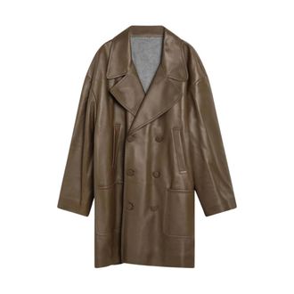 Fendi Caban Mantel - - Coats - Herren - Braun - L