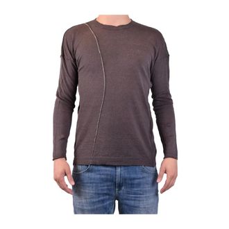 Isabel Benenato Rundhals-Strickware - - Knitwear - Herren - Gr&uuml;n - XL