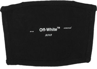 Off-white Masque facial blanc cass&eacute; pour hommess Coton Noir