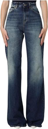 Dondup Femme, Jeans, Bleu, Taille: W26 Amber Wide-Leg Jeans