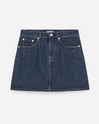 Arket Mini-Jeansrock -Blau