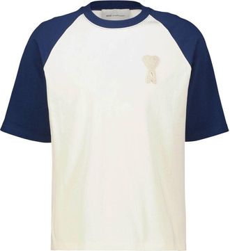 Ami T-Shirt aus Baumwolle Boxy Fit