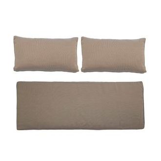 Bloomingville Housse de coussin Mundo - Beige - Polyester