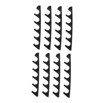 Amosfun 8 St&uuml;ck Deckstuhl -einsteller Positionsversteller F&uuml;r Liegest&uuml;hle Schwarzer Kunststoff-liegeclip M&ouml;bel-liegepositionshalterung R&uuml;ckenlehnenversteller 