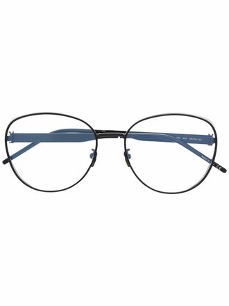 Saint Laurent Eyewear lunettes de vue &agrave; monture ronde - Noir