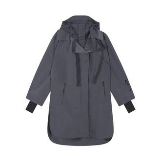 10 Days Parka longue - Femme - Manteaux - Bleu - Taille: 36 FR