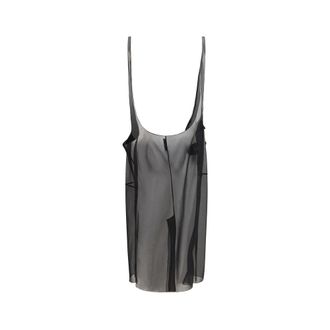 Prada Womens Black Polyester Midi Skirt
