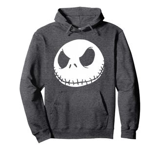 Disney The Nightmare Before Christmas Jack Face Black Pullover Hoodie