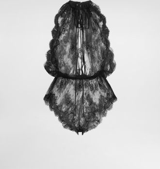 Dolce & Gabbana Lace Bodysuit - Frau Unterw&auml;sche Schwarz 2