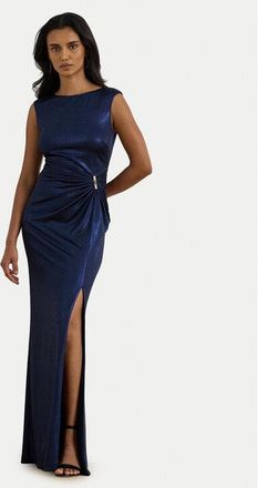 Lauren Ralph Lauren Abendkleid 253P04060002 Dunkelblau Slim Fit