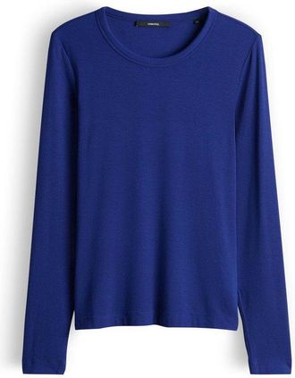 someday Longsleeve KORELL Slim mit feiner Rippstruktur figurbetont geschnitten, feine Rippstruktur, elastischer Rippbund