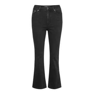 Gestuz Ausgestellte Hose Gewaschenes Grau - - Jeans - Damen - Grau - W31