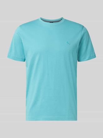 Lerros T-Shirt mit Rundhalsausschnitt und Logo-Stitching