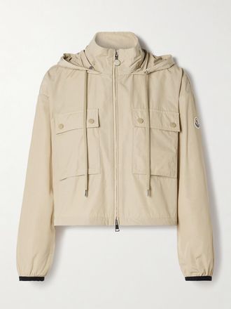 Moncler Leda Jacke Aus Beschichteter Popeline - Neutral