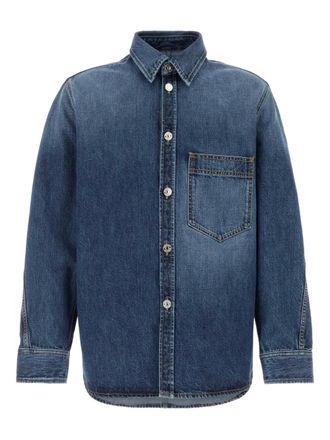 Givenchy chest-pocket denim shirt - Blau
