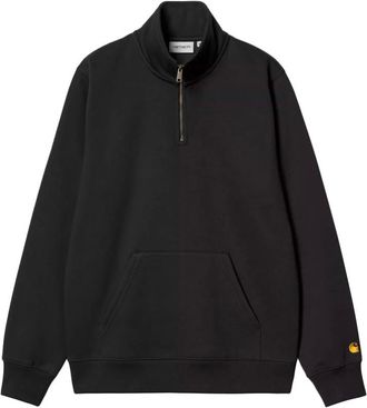 Carhartt Work in Progress Homme, Sweatshirts et sweats &agrave; capuche, Noir, Taille: XL Chase Neck Zip Sweat