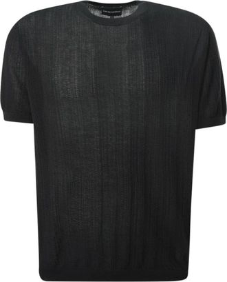 Emporio Armani Homme, Pulls, Noir, Taille: S Emporio Armani Sweaters Black