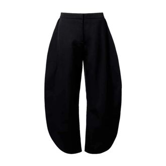 Alaia Wide Hosen - - Trousers - Damen - Schwarzk - M