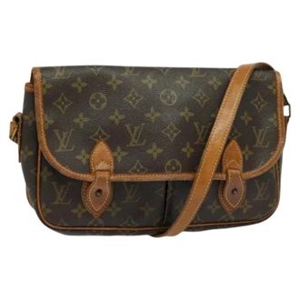 Louis Vuitton Sac bandouli&egrave;re Gibeciere MM Pre-owned - Femme - Pre-owned - Brun - Taille: ONE Size