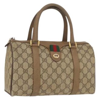 Gucci Sac Boston Vintage Pre-owned - Femme - Pre-owned - Beige - Taille: ONE Size