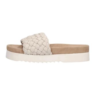 Maruti Beige Geflochtene Ledersandale Billy - - Shoes - Damen - Wei&szlig; - 38 EU